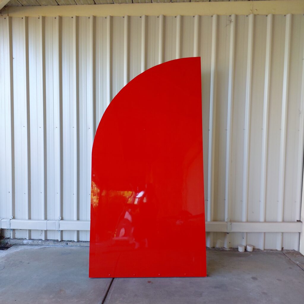 Red Crest Arch - Style To Hire Adelaide