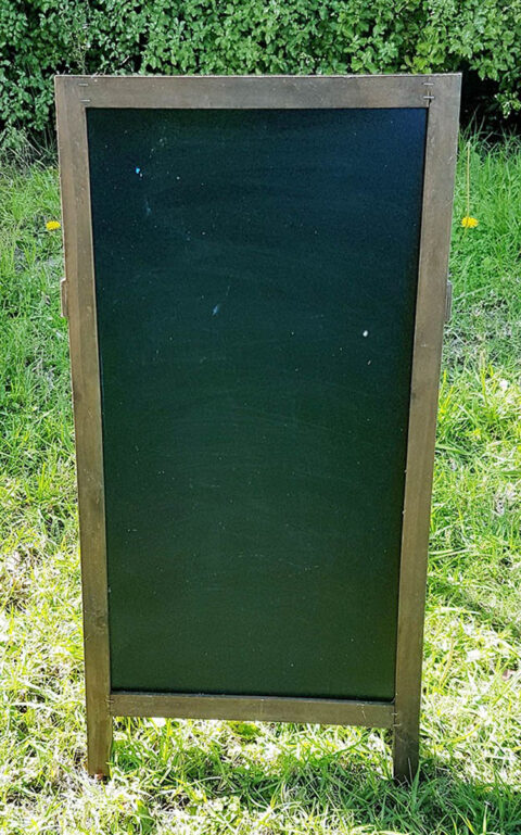 Wooden A frame chakboard - Style To Hire Adelaide